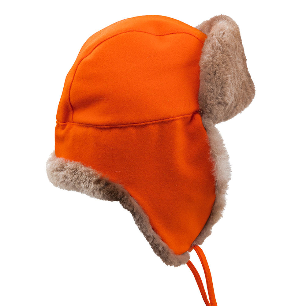 Fur Cap for Drive Hunting, Sheared Red Fox/Loden | orange | 56 | 824842