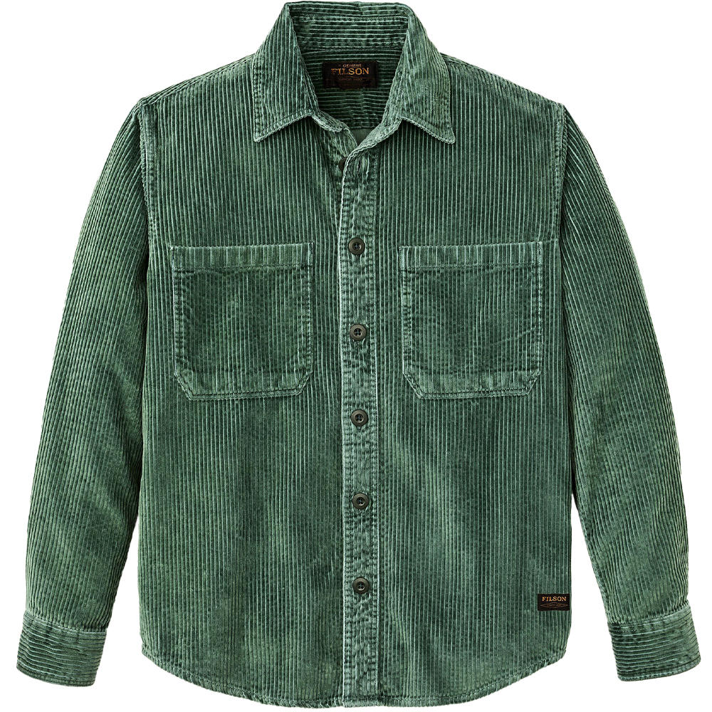 Filson 6-Wale Corduroy Shirt | seabed green | S | 826304/S