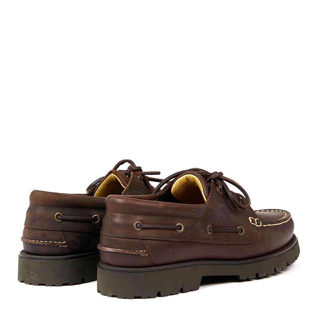 Aigle Laced Leather Moccasins TARMAC | brown | 44 | 819143